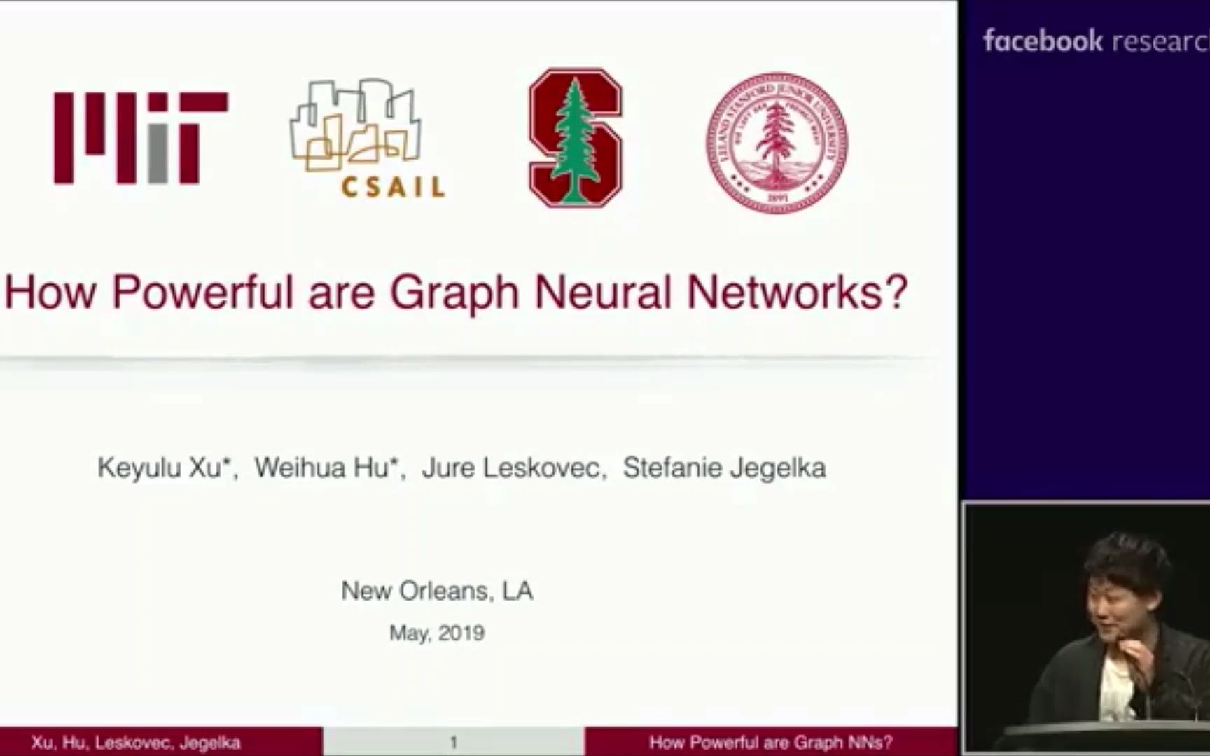 ICLR2019-How Powerful are Graph Neural Networks? Oral Presentation_哔哩哔哩_bilibili