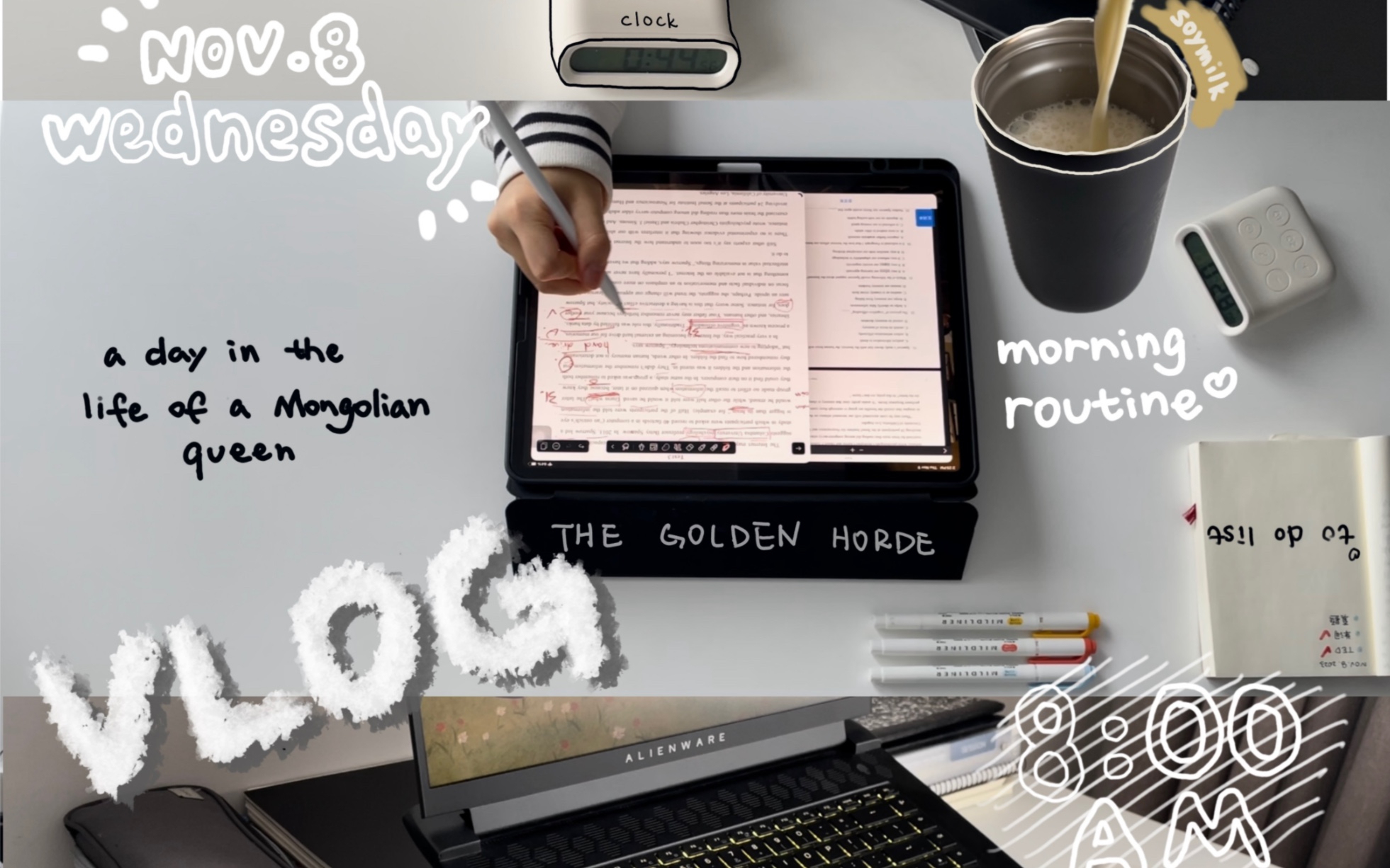 Study Vlog | morning routine |雪天小记-Shiqi_ivy-Shiqi_ivy-哔哩哔哩视频