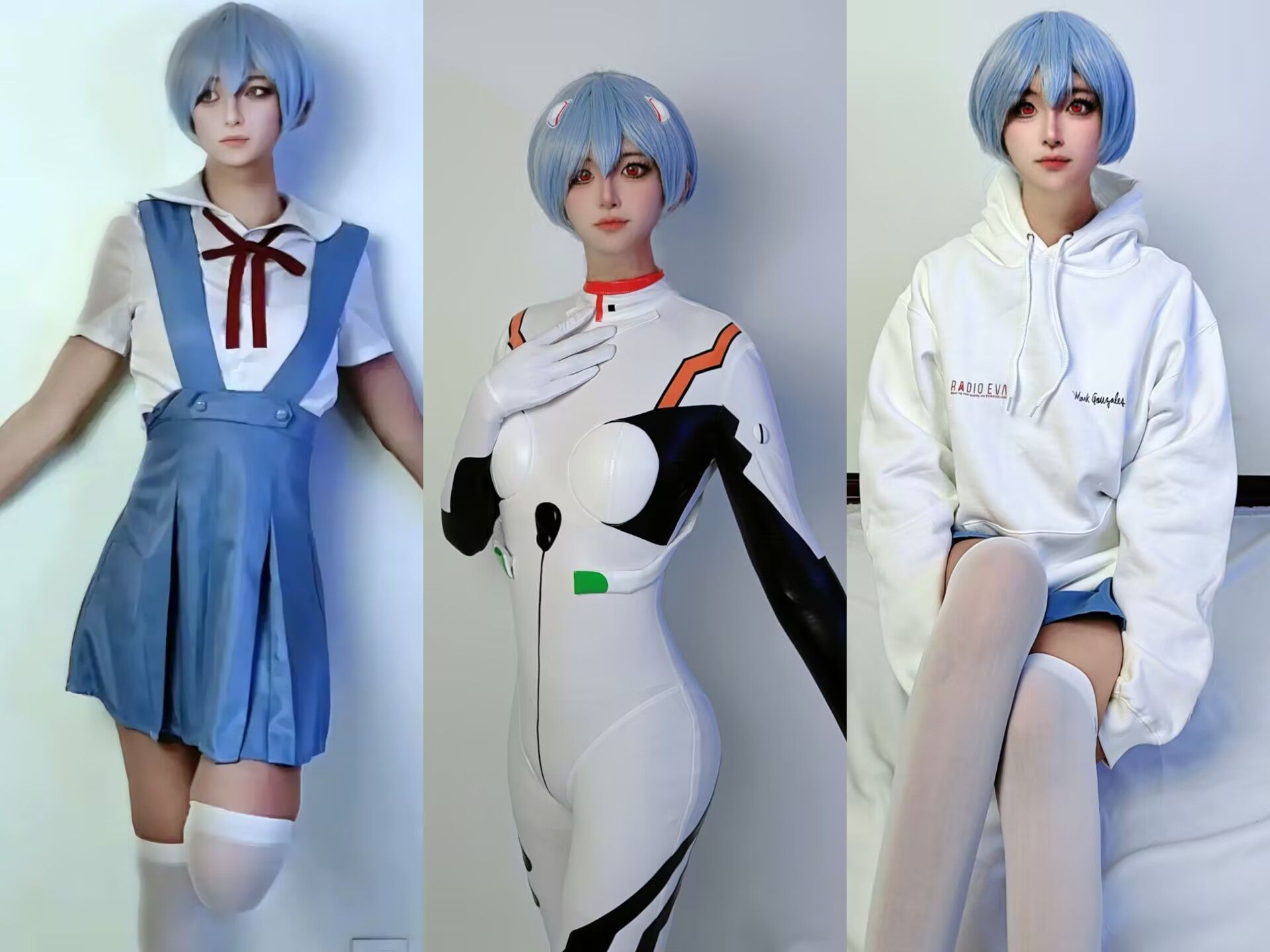 腿太长cos绫波丽会不会有点ooc？-南千代-南千代-哔哩哔哩视频