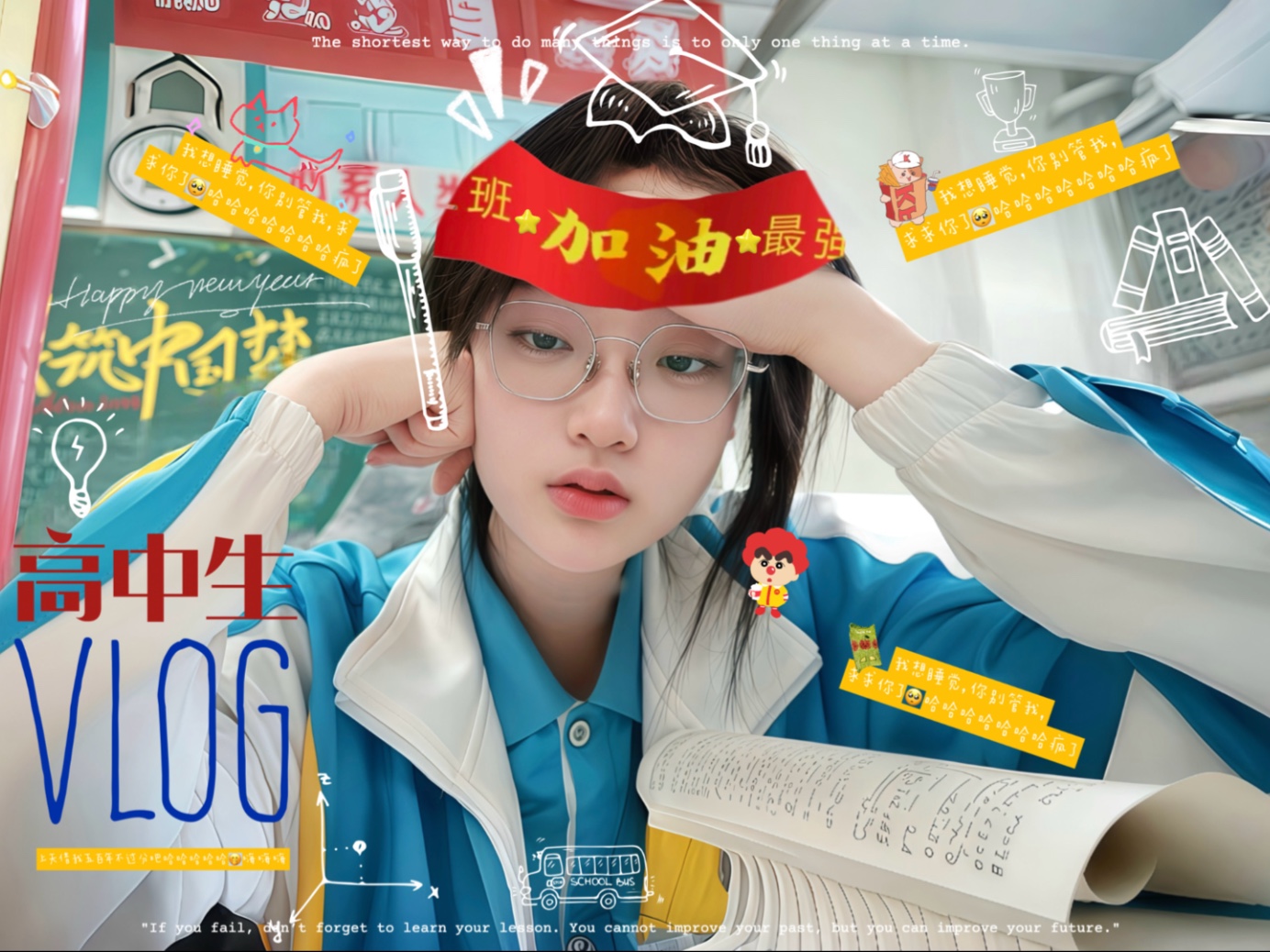 【高中生VLOG】普通高中生的一天.-正在进行詩-正在进行詩-哔哩哔哩视频