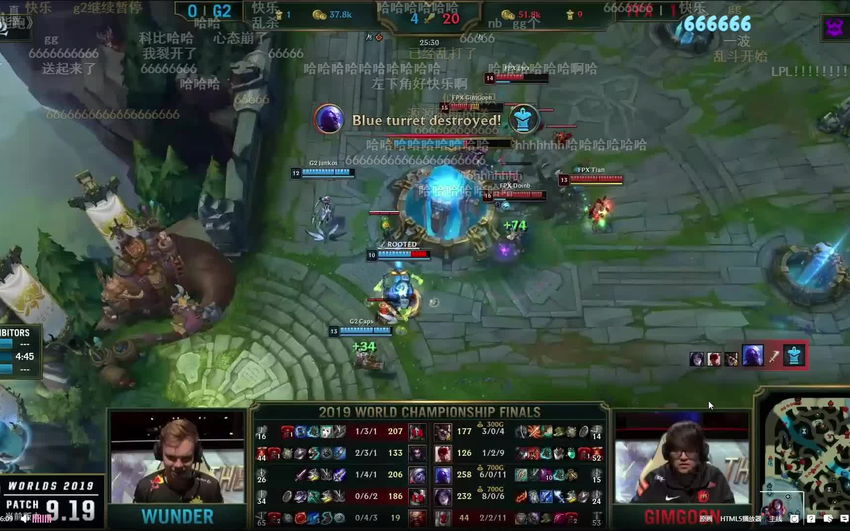 S9总决赛fpx vs g2虐菜局_哔哩哔哩_bilibili