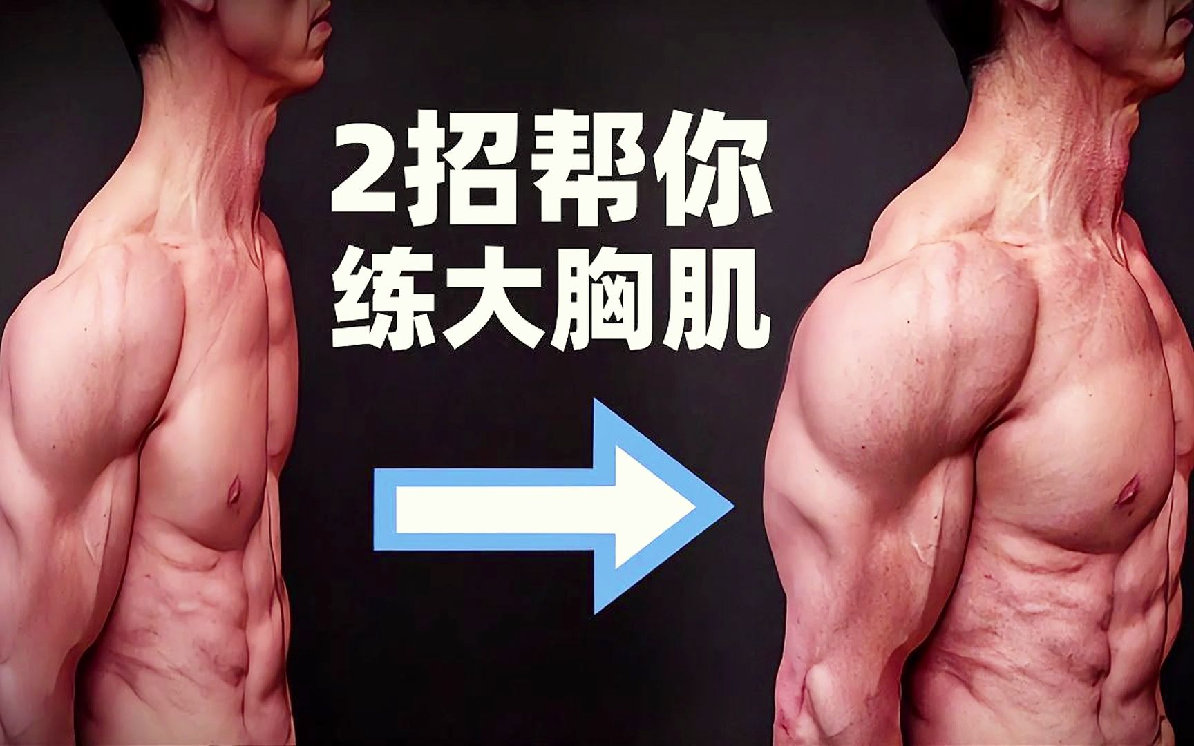 练胸没感觉？2招帮你快速练大胸肌 Up健身 Up健身 哔哩哔哩视频 6948
