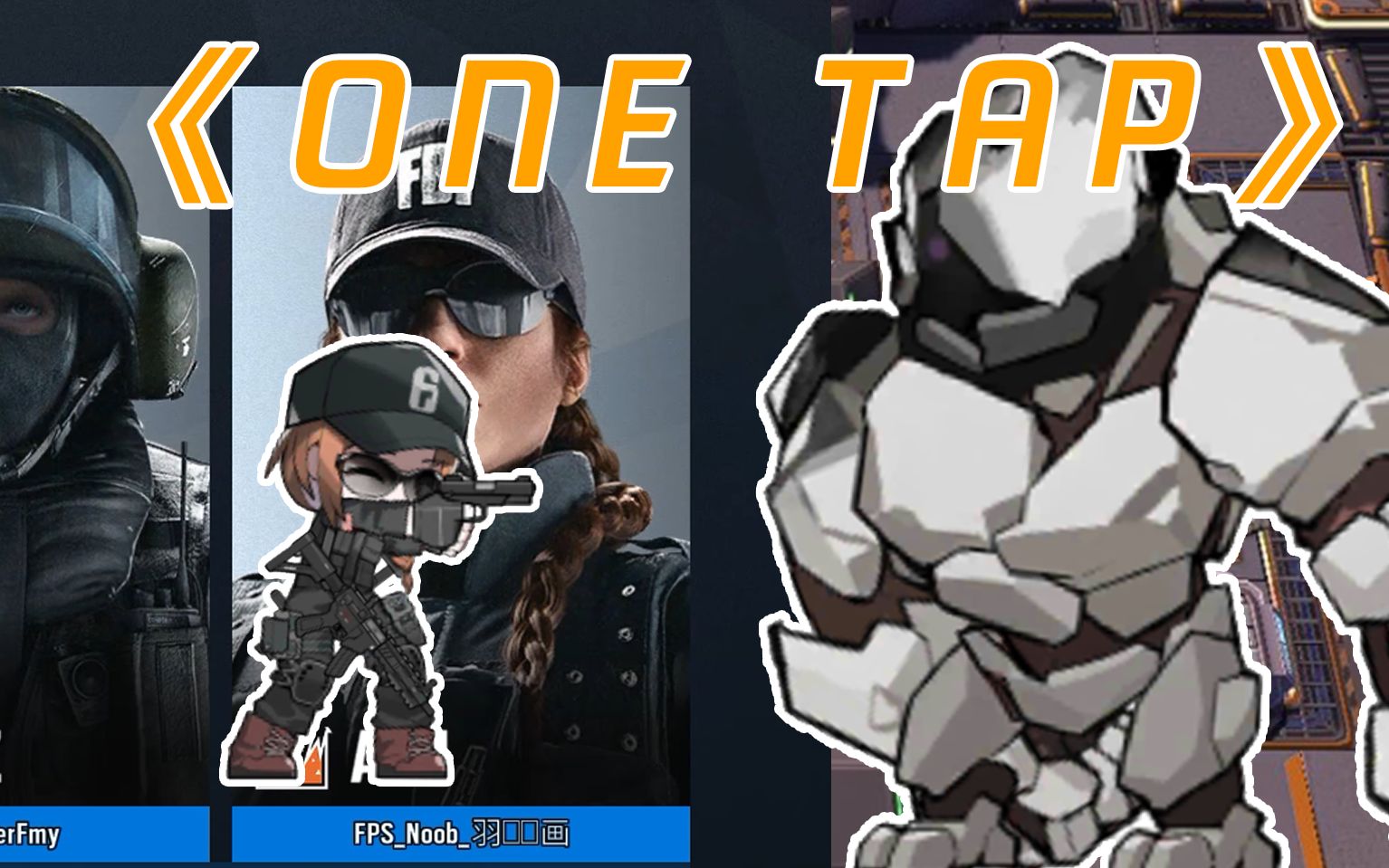 当R6干员穿越到明日方舟-看我一发one tap！-逗比寒MillerRHan-逗比寒MillerRHan-哔哩哔哩视频