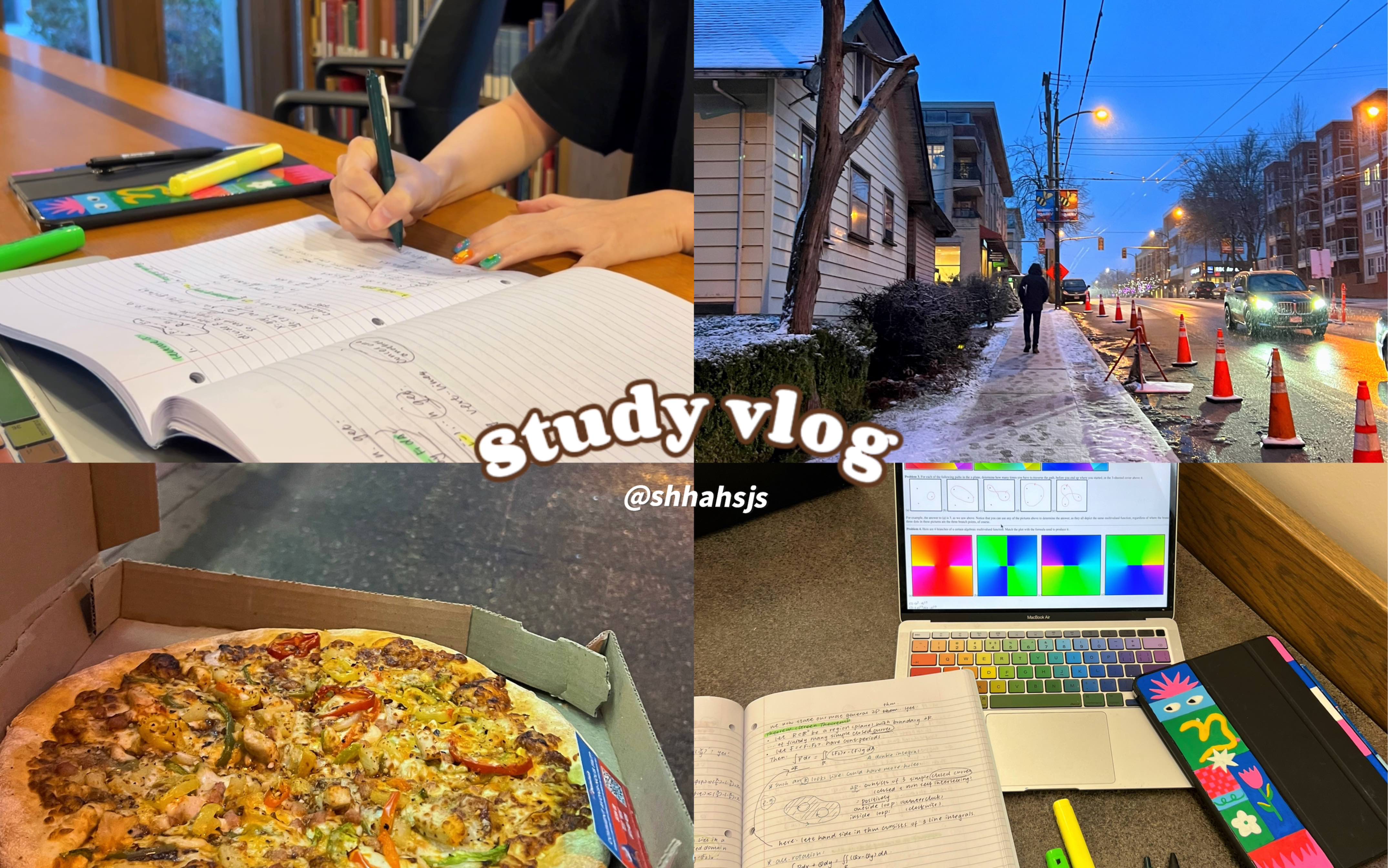 Study vlog* 久违的上学日记⌯'ᵕ'⌯-shhahsjs-shhahsjs-哔哩哔哩视频