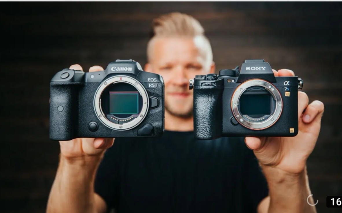 Sony a7s3 VS Canon EOS R5_哔哩哔哩_bilibili