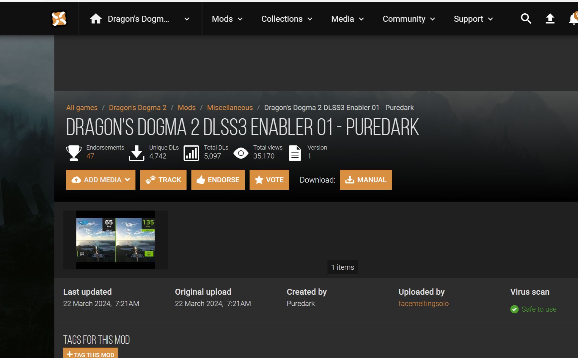 【龙之信条2】 dlss3缓解cpu瓶颈前后4070帧数对比-坚9uo-坚9uo-哔哩哔哩视频