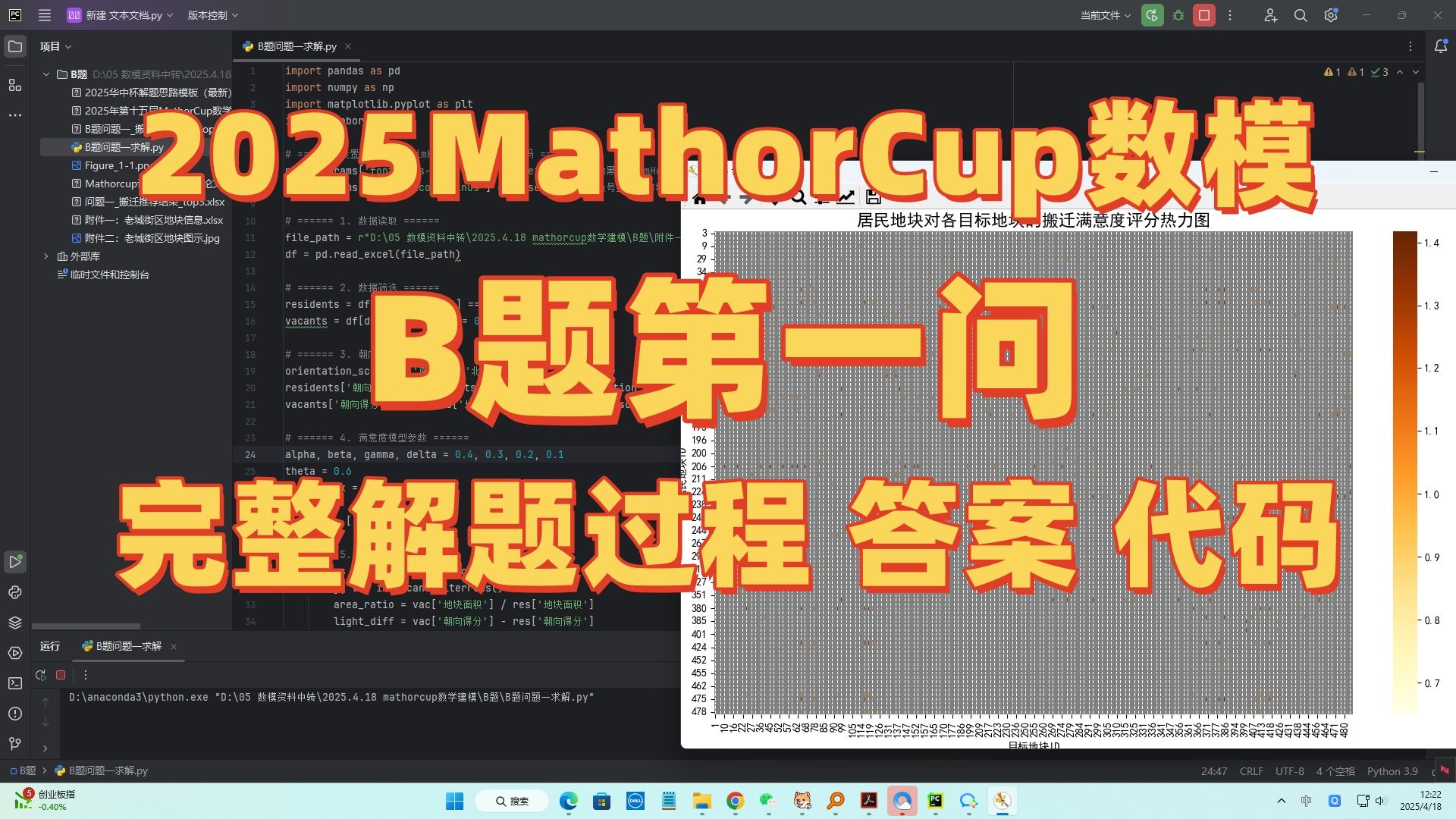2025妈妈杯mathor cup数学建模B题 第一问完成解题过程+细节讲解，第一问成品论文-up主之饭-默认收藏夹-哔哩哔哩视频