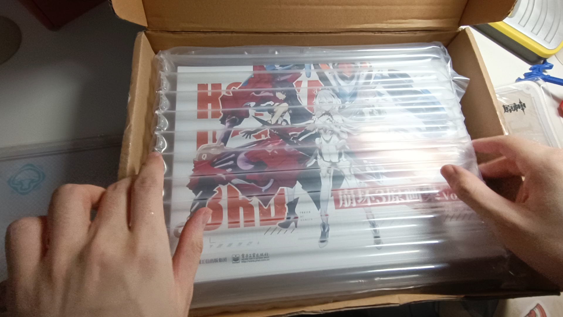 倒数2w份的原画集终于到货辣!_哔哩哔哩_bilibili