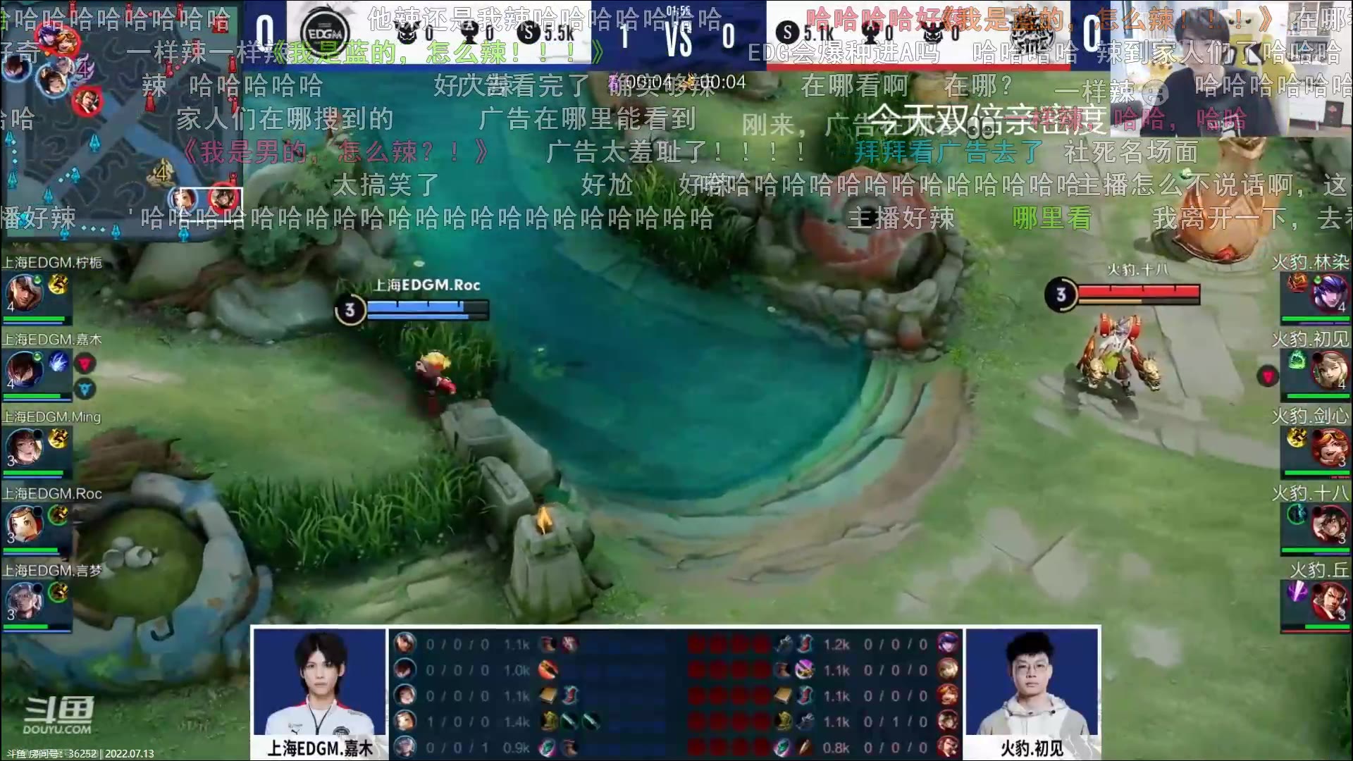 GEMINI:KPL夏季赛 EDGM vs 火豹_哔哩哔哩bilibili