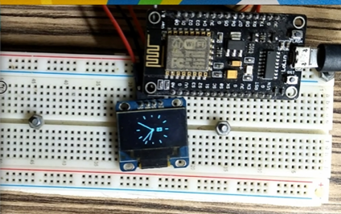 【ESP8266】esp8266+oled=图形时钟_哔哩哔哩_bilibili