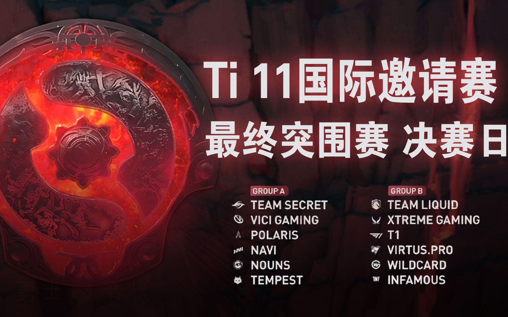 【TI11 CN军团每日精选】突围赛决赛日：VG告别TI11_电子竞技热门视频