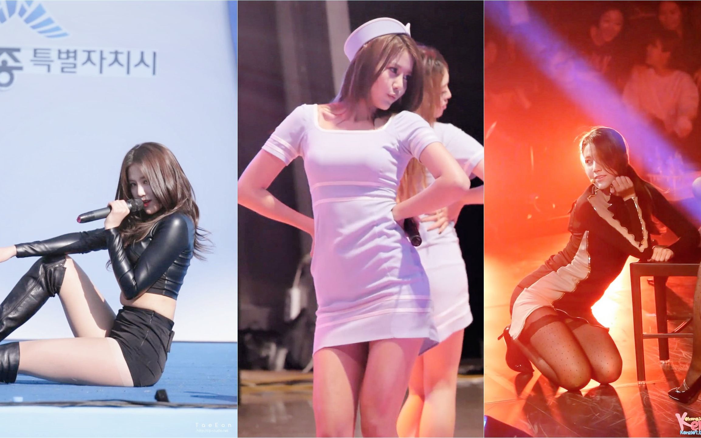 【AOA 申惠晶】4k短裙饭拍1_哔哩哔哩_bilibili