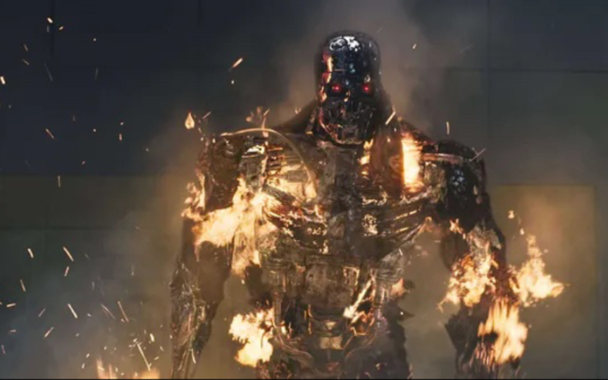 【终结者】T800 机器人，岩浆都烧不死！_哔哩哔哩_bilibili