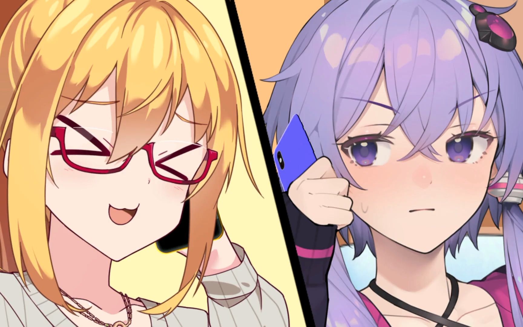 【授权汉化】电 话 【VOICEROID剧场】-月夜喵-月夜喵-哔哩哔哩视频