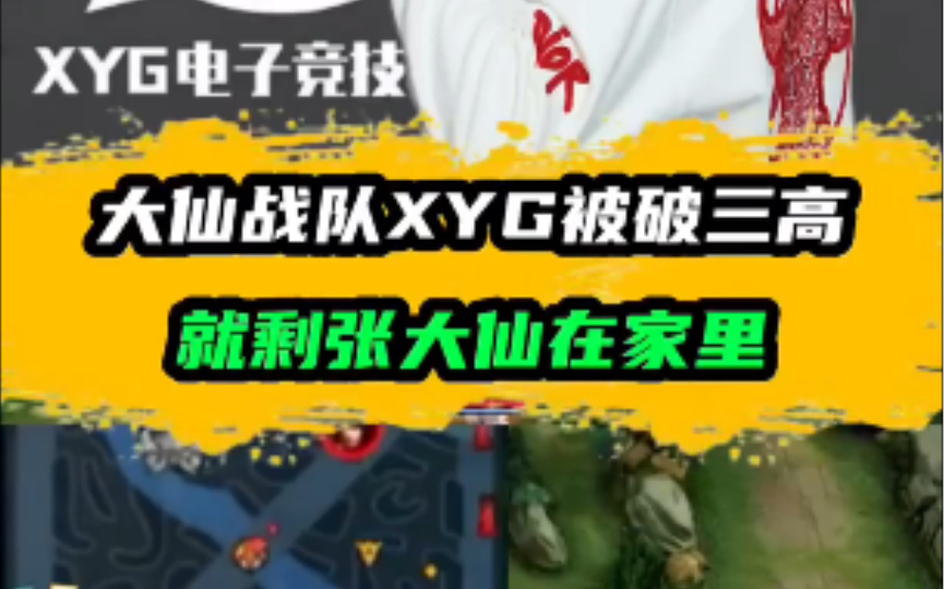 XYG被破三高，就剩张大仙在家里 #KPL #2022KPL夏季赛_哔哩哔哩bilibili