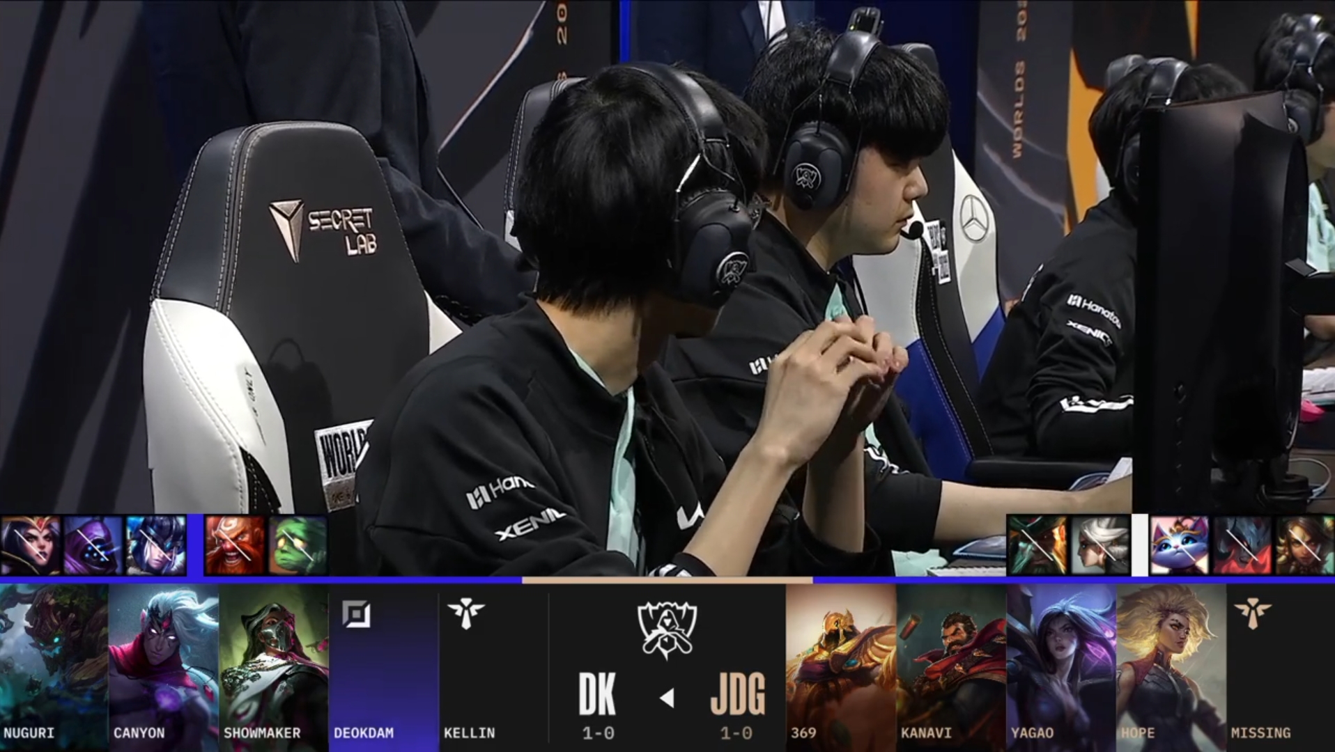 【S22英文】DK vs JDG 牙膏沙皇作用辐射全局，Hope独特逃跑之道。 S12小组赛_哔哩哔哩bilibili_英雄联盟