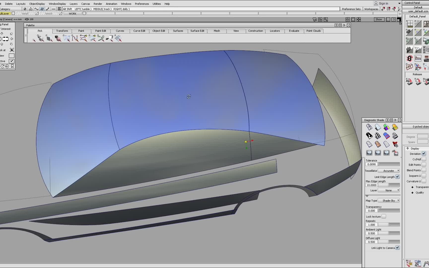 【Alias 建模 BMW-A面建模】中文车外饰教学_哔哩哔哩_bilibili