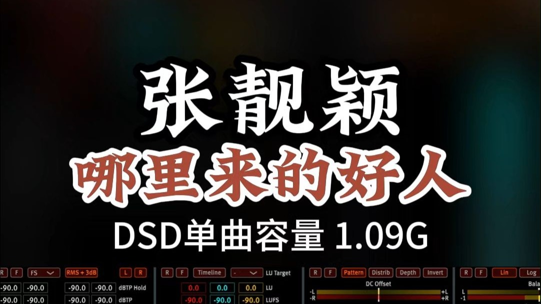 流行热歌榜，张靓颖《哪里来的好人》，DSD完整版1.09G，顶级hifi音乐，百万调音师专业录音棚制作-车音乐_百万调音师-车音乐_百万调音师-哔哩哔哩视频