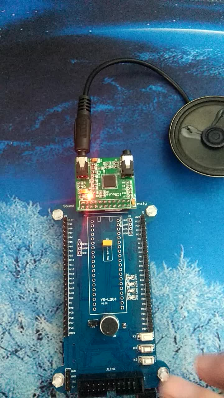 arduino + ld3320语音识别模块实现语音控制LED灯