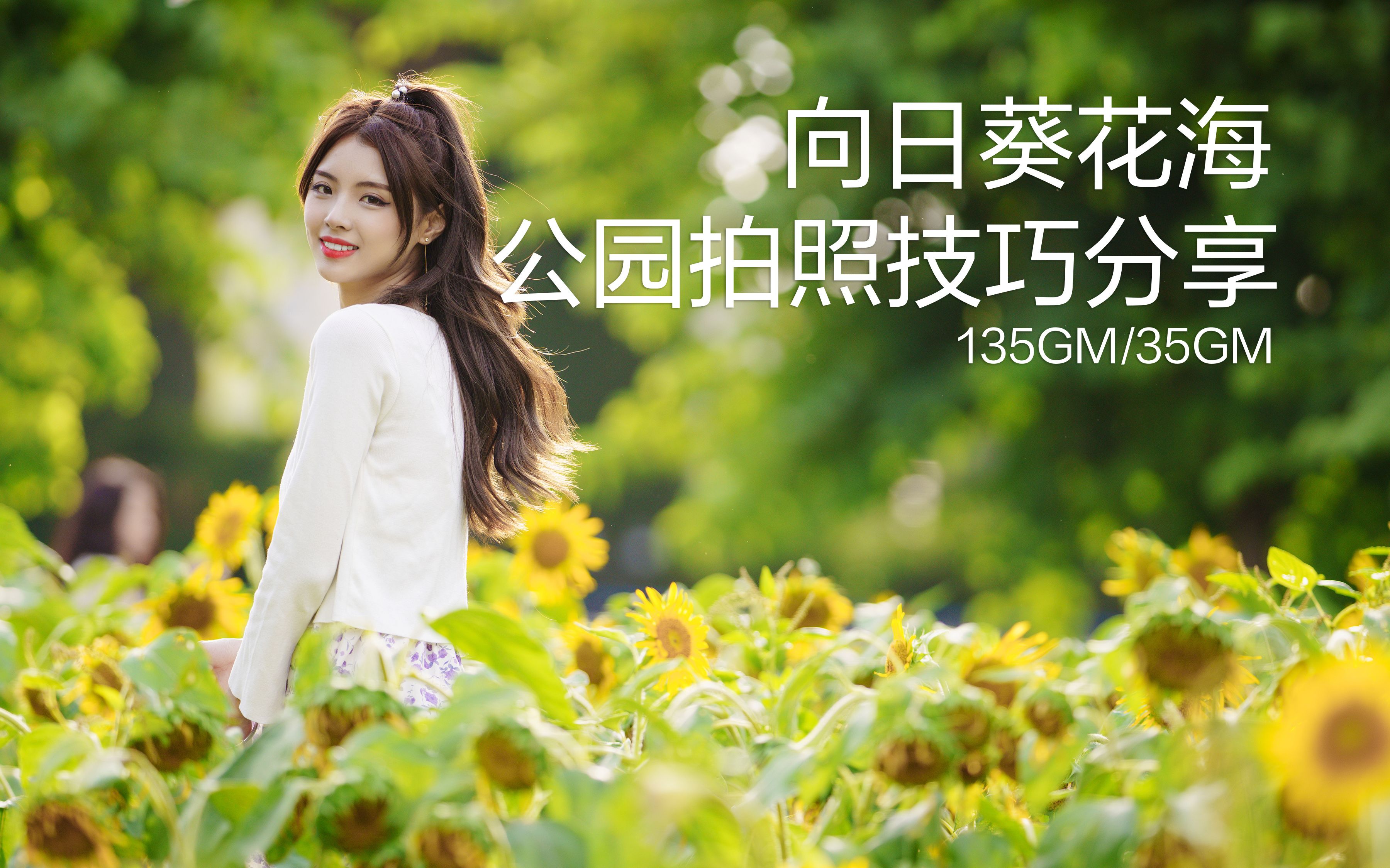 向日葵花海，公园拍照技巧分享|135GM|35GM|超实用，快收藏_哔哩哔哩_bilibili