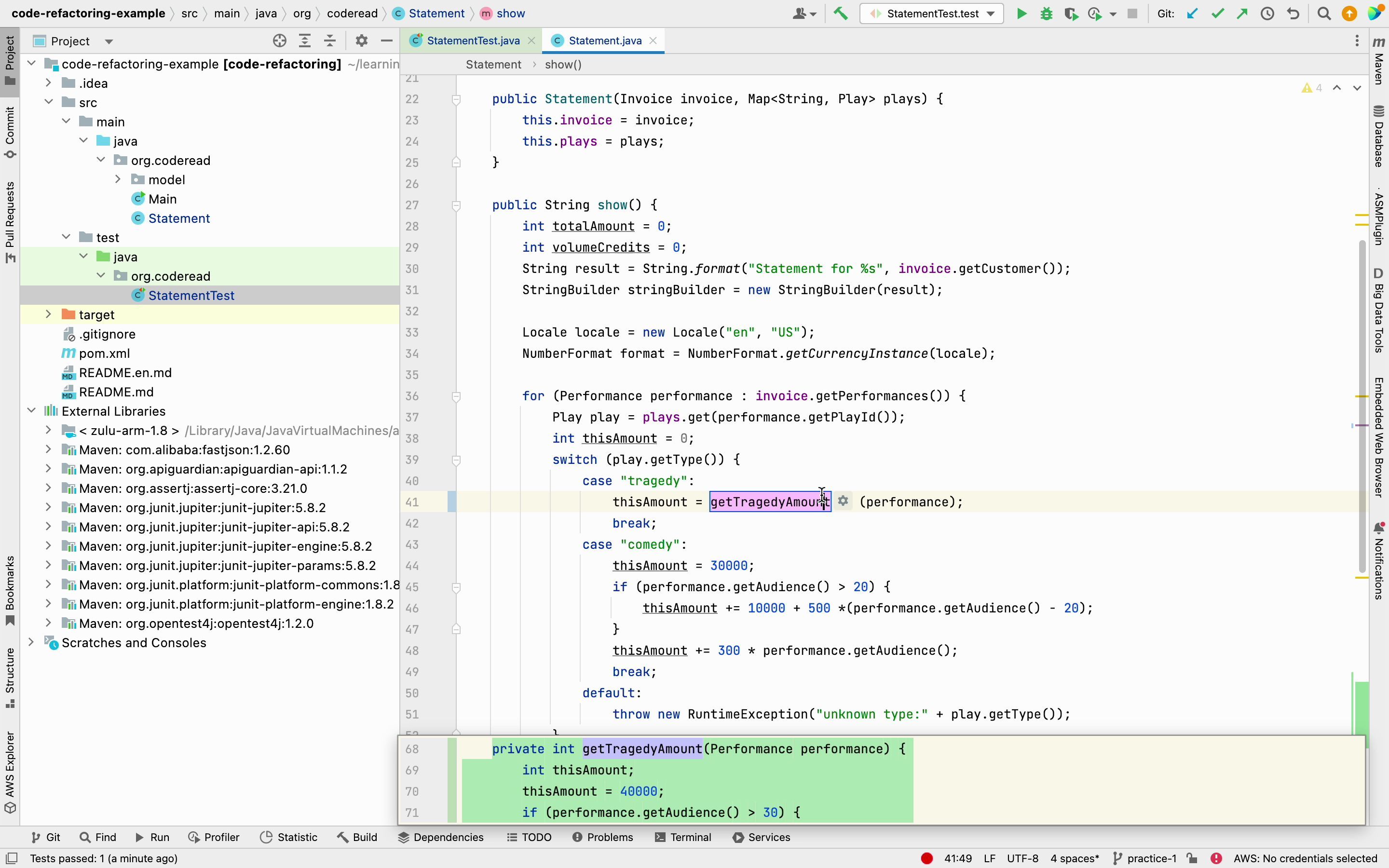 refactor-practice-05-完整练习_哔哩哔哩_bilibili
