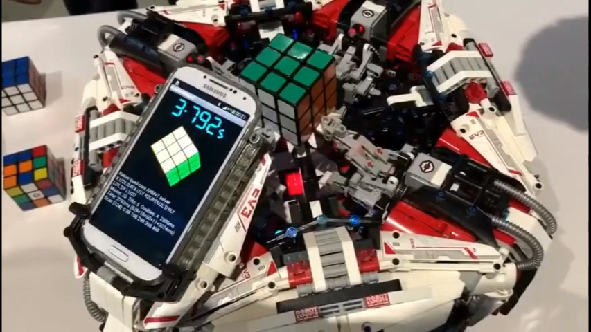 【LEGO】EV3急速还原魔方_哔哩哔哩_bilibili