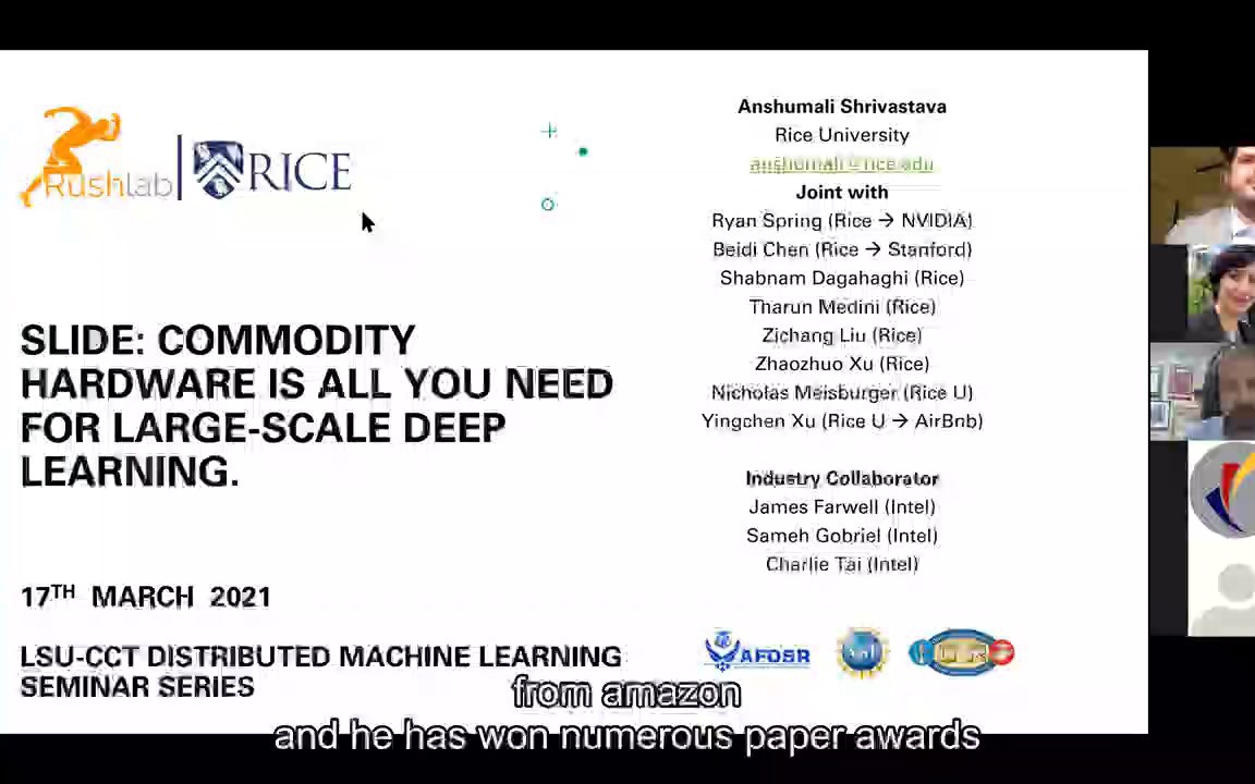 SLIDE: 做大规模深度学习，你只需要家用硬件_哔哩哔哩_bilibili