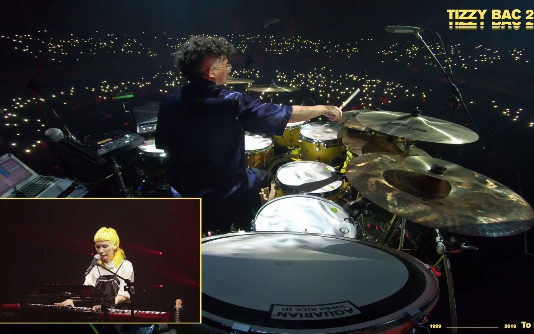 Tizzy Bac -【You'll See】Official Live Video (Drum Cam Version）[ TB20 鐵之貝克XX ] - Y-睡不够觉的猫-爱好-哔哩哔哩视频