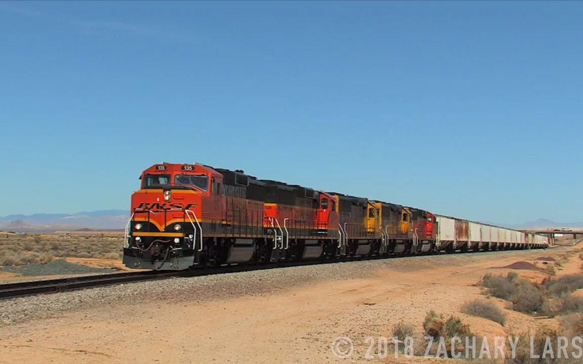 Tehachapi Railfanning_哔哩哔哩_bilibili