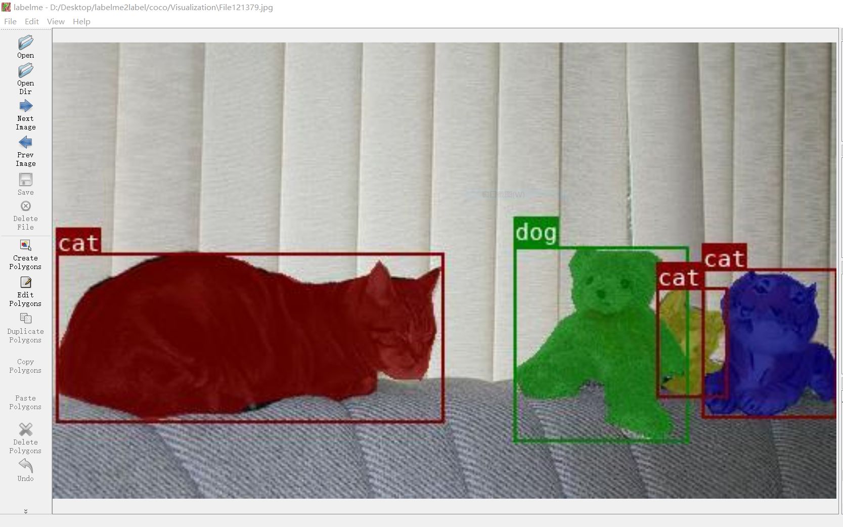 labelme使用指南（转VOC、coco数据集）_哔哩哔哩_bilibili