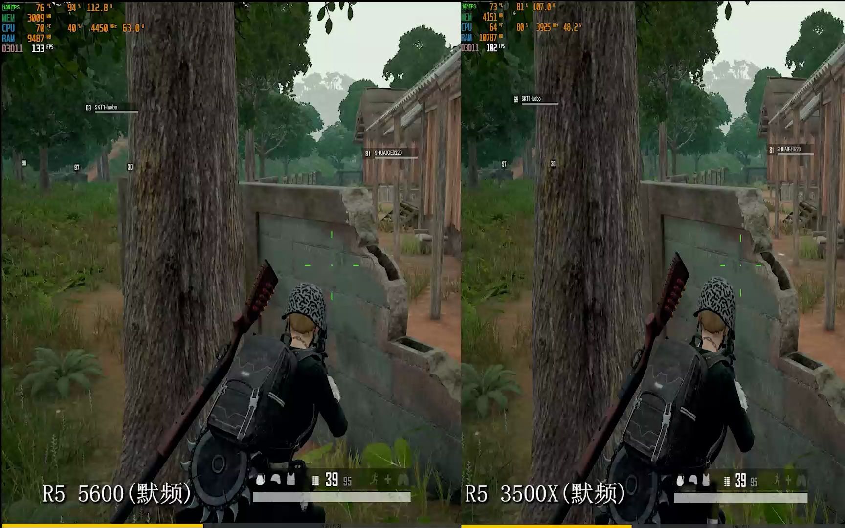 R5 5600和R5 3500X的差距有多大(配置信息和画面设置见简介)-CroaL410-CroaL410-哔哩哔哩视频