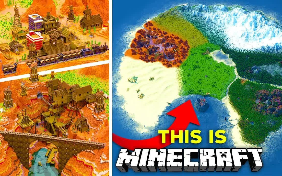 【Minecraft建筑】我花了 2021 年升级了 Minecraft 中的一切-终极生存世界part 5 By TrixyBlox_哔哩哔哩bilibili_我的世界