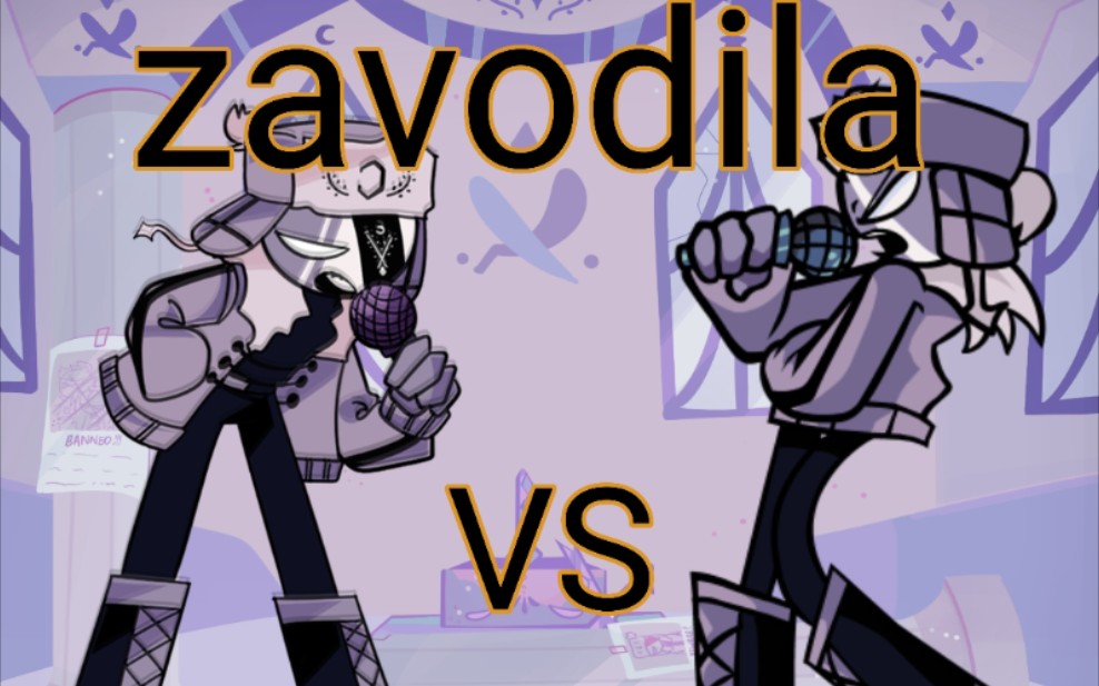 FNF ruv vs 重制版ruv zavodila_哔哩哔哩_bilibili