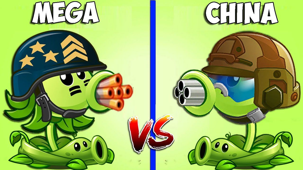 PvZ 2挑战 - 50株满级植物加强豌豆藤对战100个5级反射僵尸-MSGames-MSGames-哔哩哔哩视频