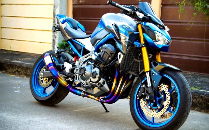 川崎Z900排气声浪 - 改装排气_哔哩哔哩_bilibili