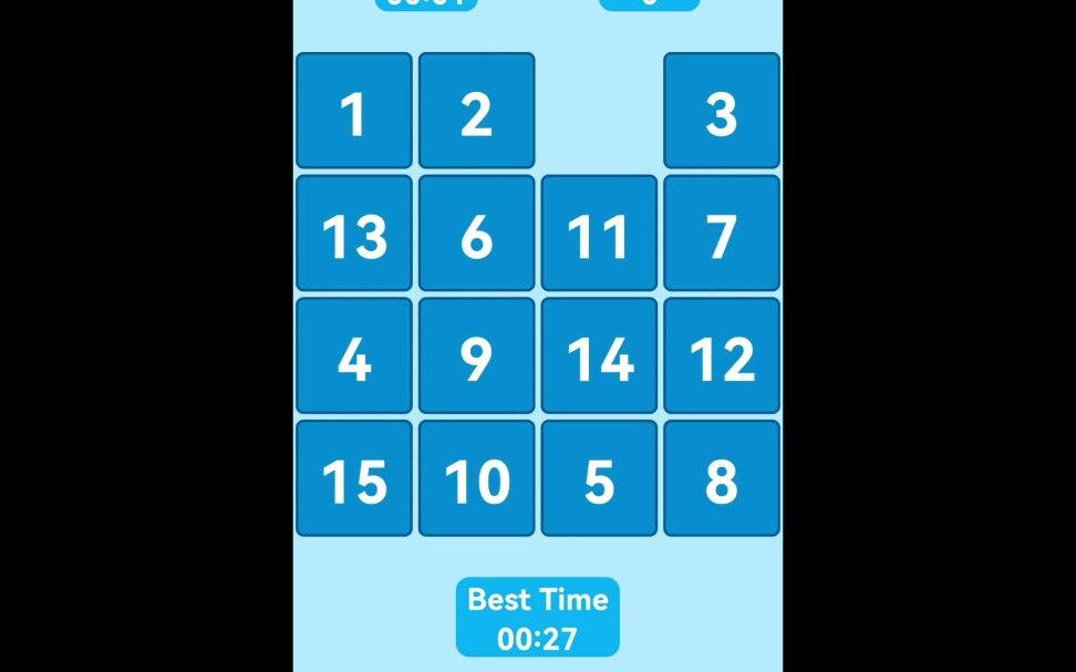 15puzzles单次21秒_哔哩哔哩bilibili