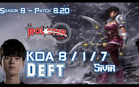 【韩服高端】KT Deft 轮子妈 vs 卡莎_哔哩哔哩_bilibili