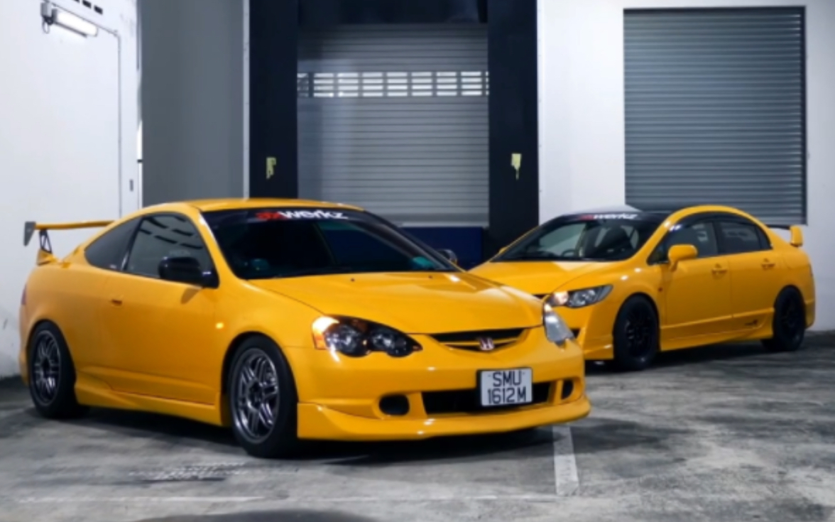 【JDM】Integra Type R 和 Civic Type R，好基友有没有？_哔哩哔哩_bilibili