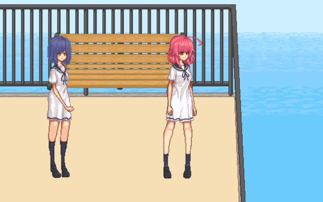 【像素SLG/汉化/全动态/新作/pc/1.7g】校园生活：空蝉コミュニクション