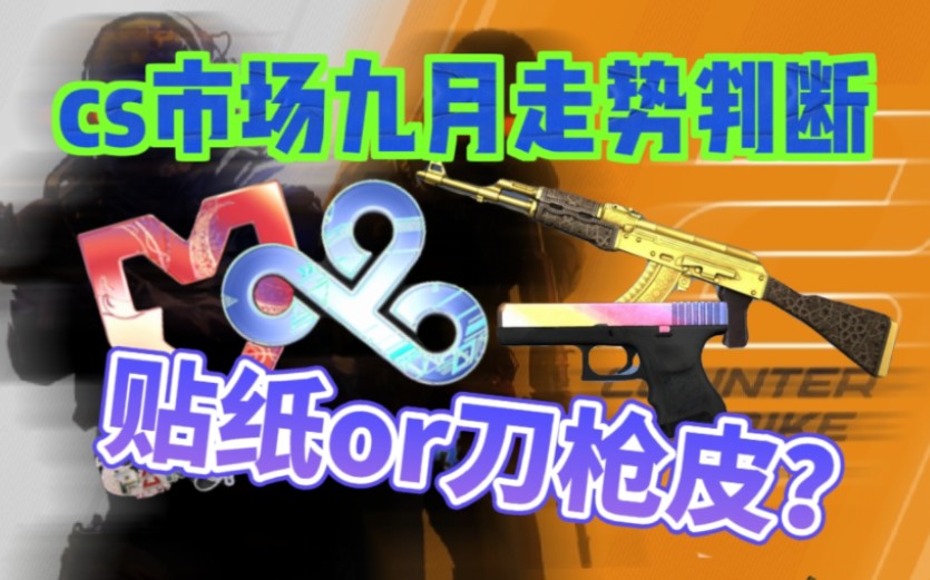 【CSGO老蛙】cs市场九月走势判断！贴纸or刀枪皮？-464646133131-464646133131-哔哩哔哩视频