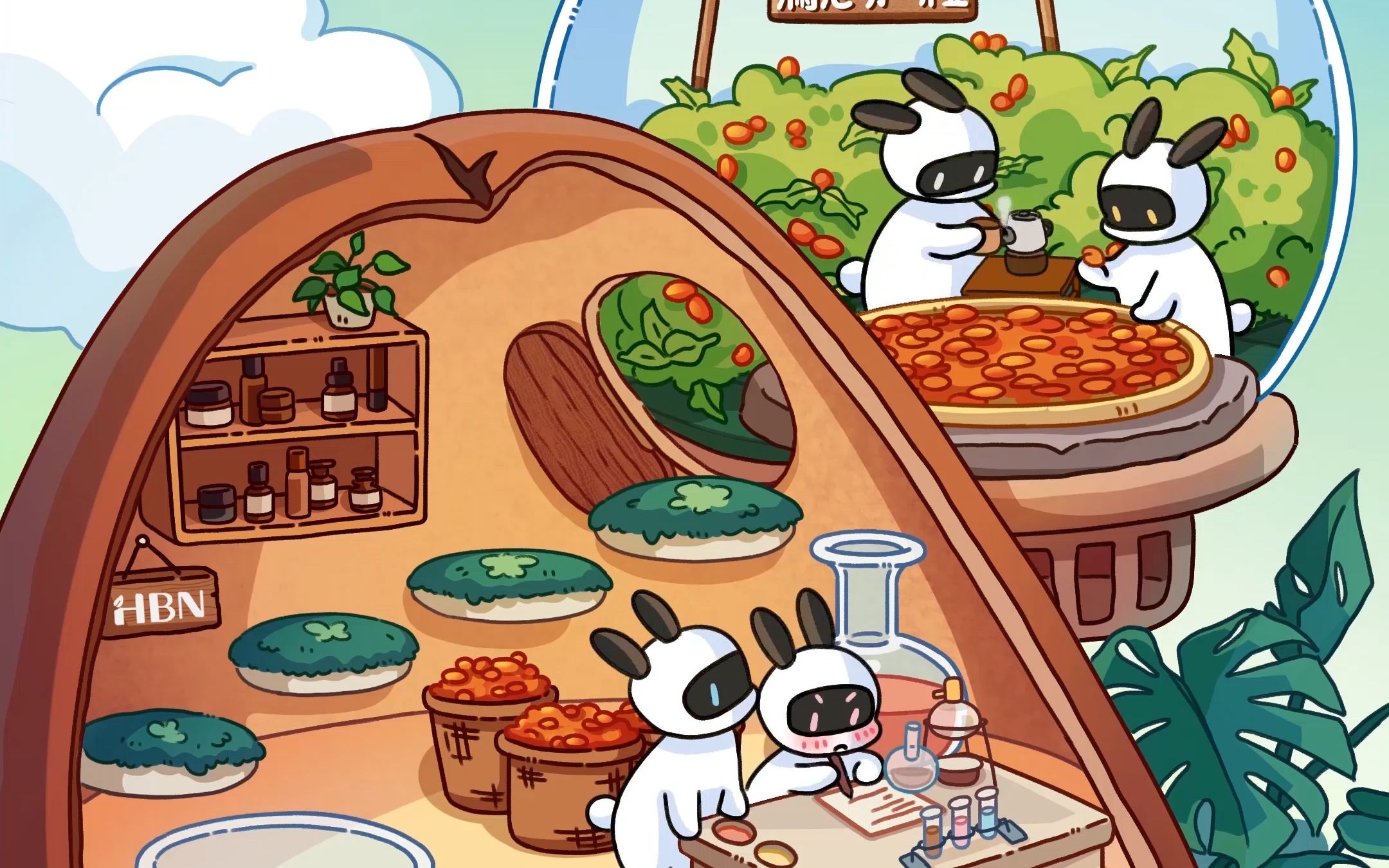 兔兔与熊猫打工记-兔克tukier-兔克tukier-哔哩哔哩视频