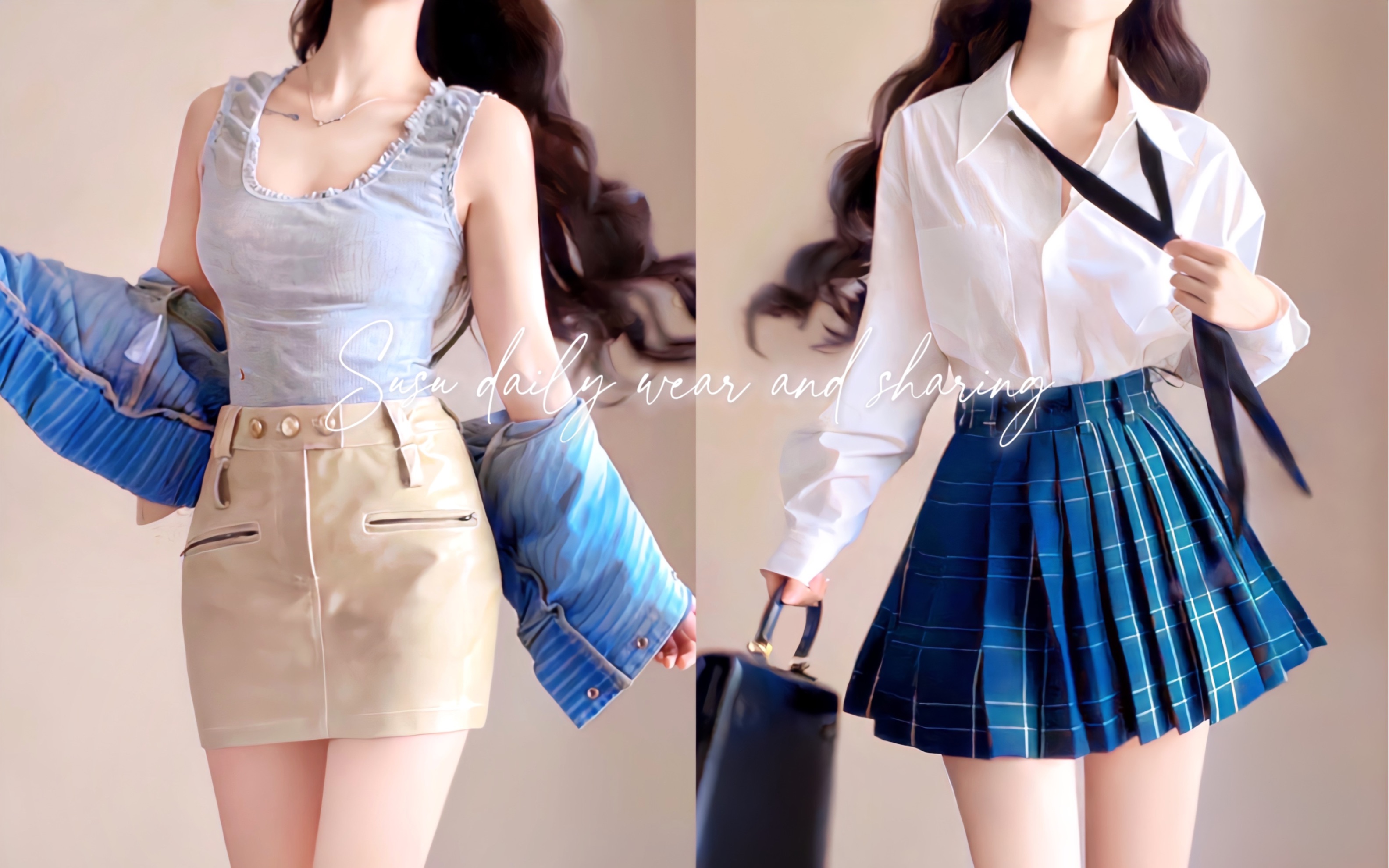 心动拉满！校园剧女主的秋日衣橱！160/47kg 秋季日常穿搭分享~-江清月辞-江清月辞-哔哩哔哩视频