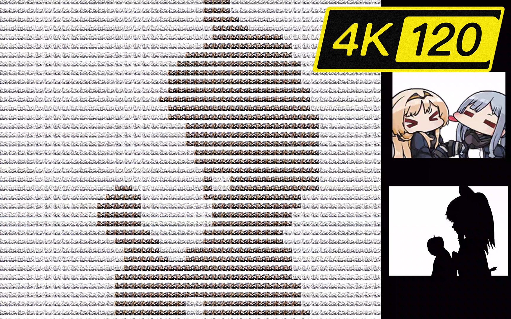 用AK12与AN94拼出来的badapple果然赛高_哔哩哔哩_bilibili