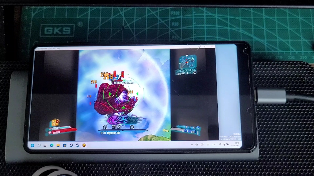 小米mix2s刷入win11后运行无主之地2测试_哔哩哔哩_bilibili