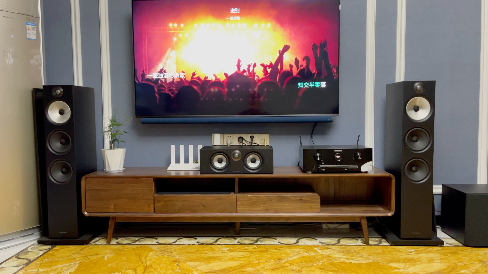 宝华6系家庭5.1声道，《送别》录制 感觉效果还不如s90 很尴尬_哔哩哔哩_bilibili