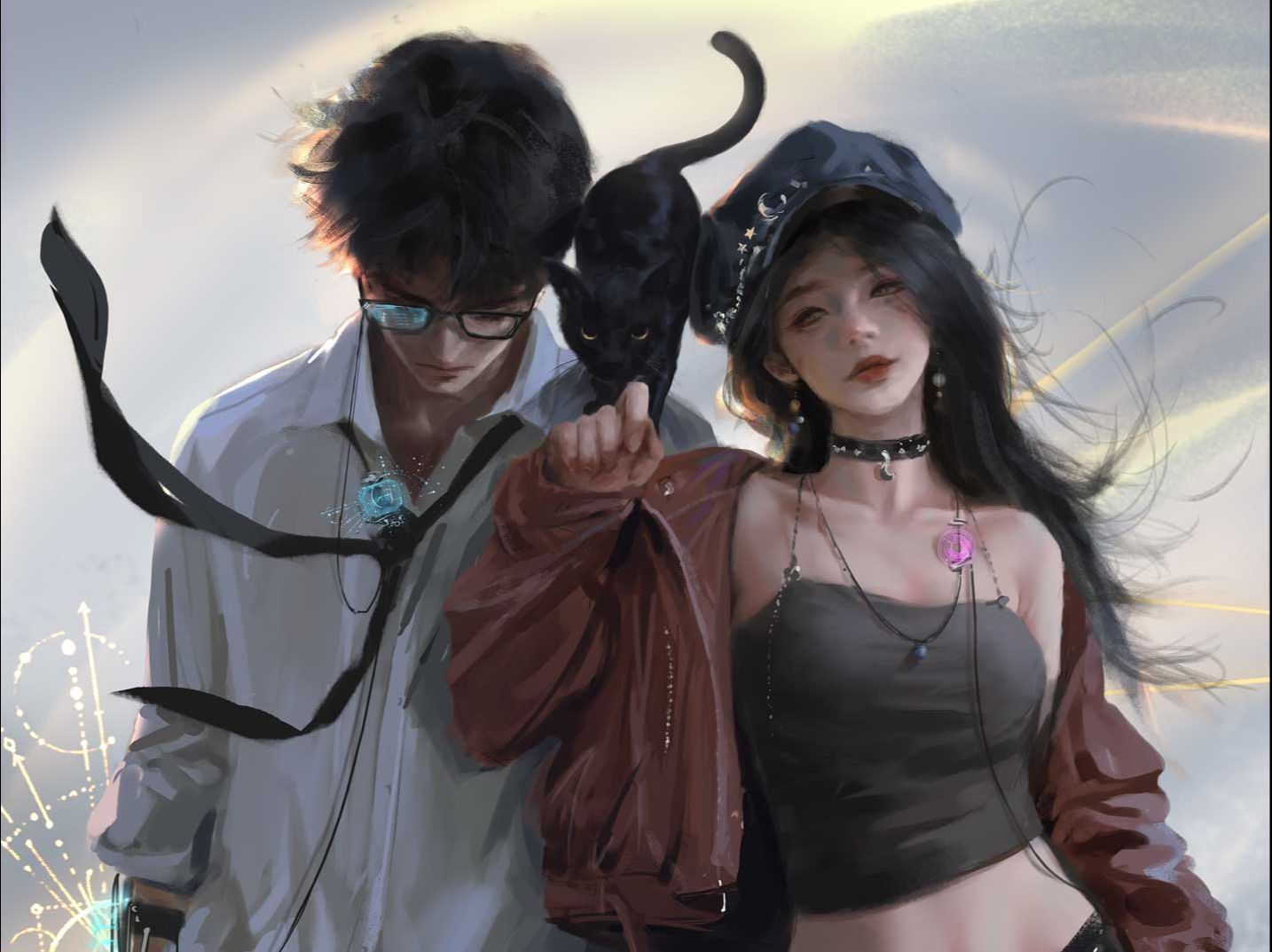 【WLOP绘画过程】同行【云虫】-wlop--wlop--哔哩哔哩视频