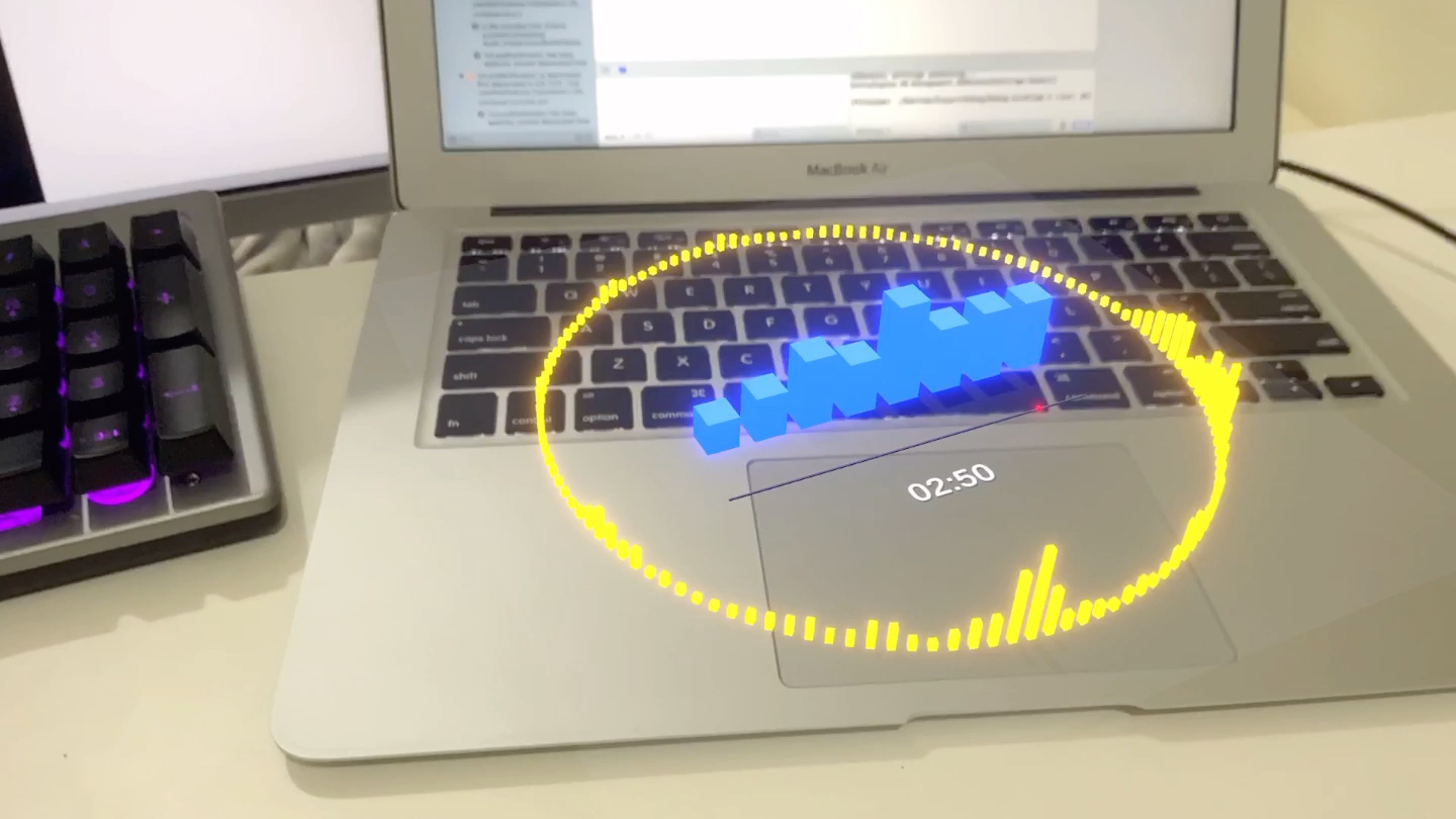 Unity ARFoundation 实现的音频可视化AR演示_哔哩哔哩_bilibili