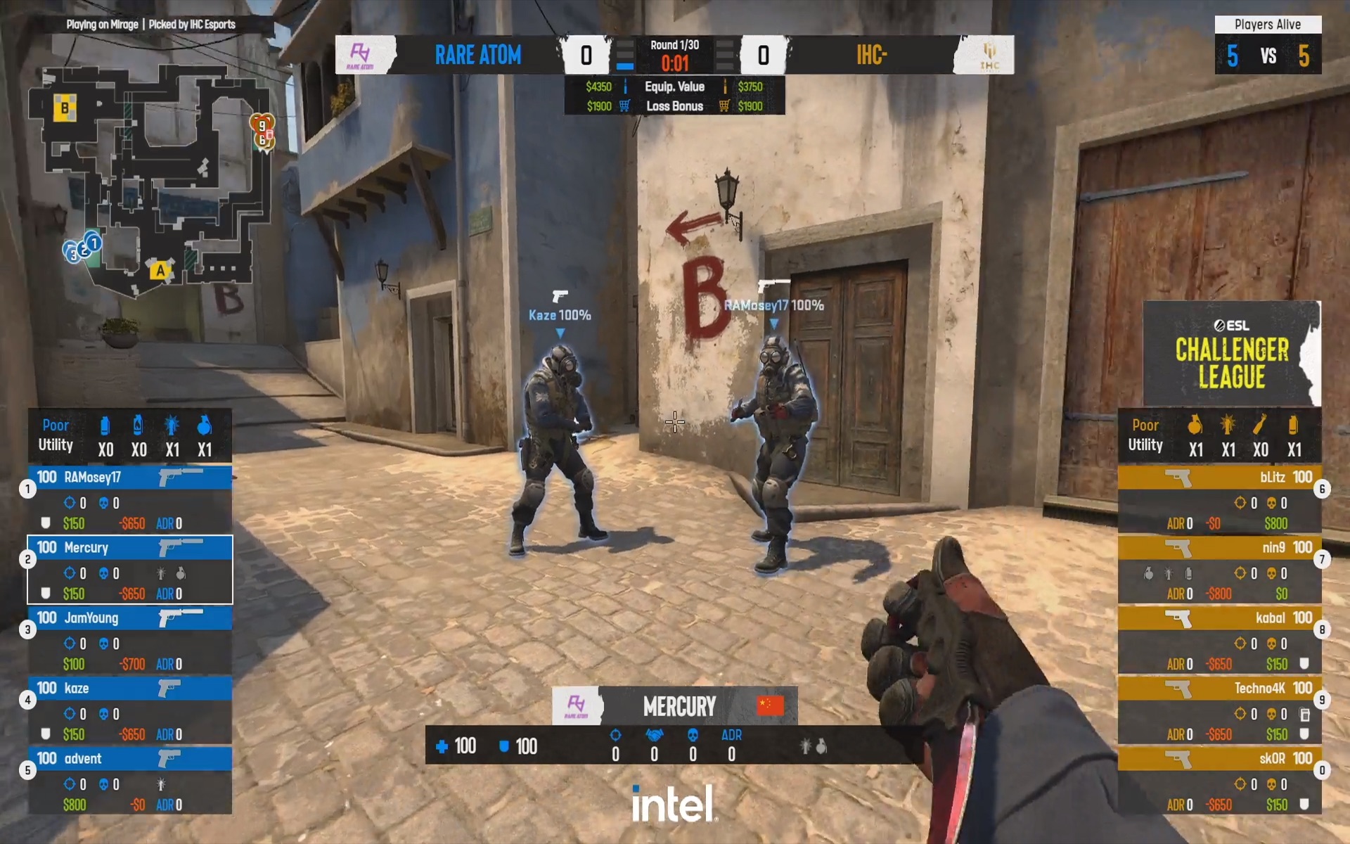 【CS:GO】RA vs IHC - ESL挑战者联赛亚太赛区