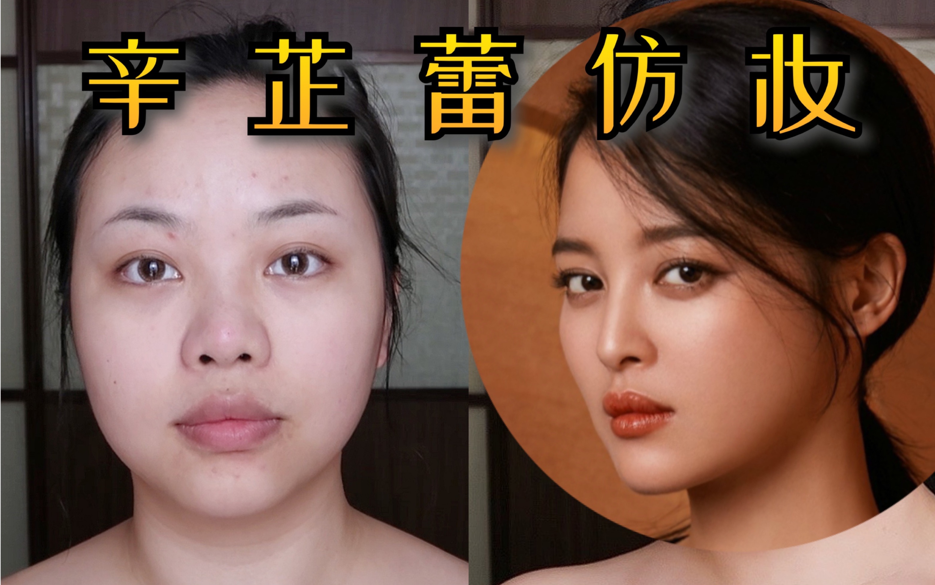 雪姨博士|辛芷蕾仿妆| 路人脸”变 高级脸”全凭一双手哔哩哔哩bilibili