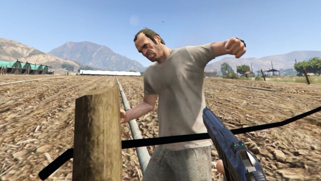 【GTAOL】NPC视角下的拳头威力99999999有多恐怖？-爱玩游戏的小黄鸭-爱玩游戏的小黄鸭-哔哩哔哩视频